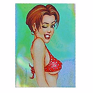 Ultra Pro Artists' Series Deck Protector - Monte Moore - Wink (Wench Girl) - Gaming Sleeves - 50 Pack of Standard Size Deck Protectors Sleeves