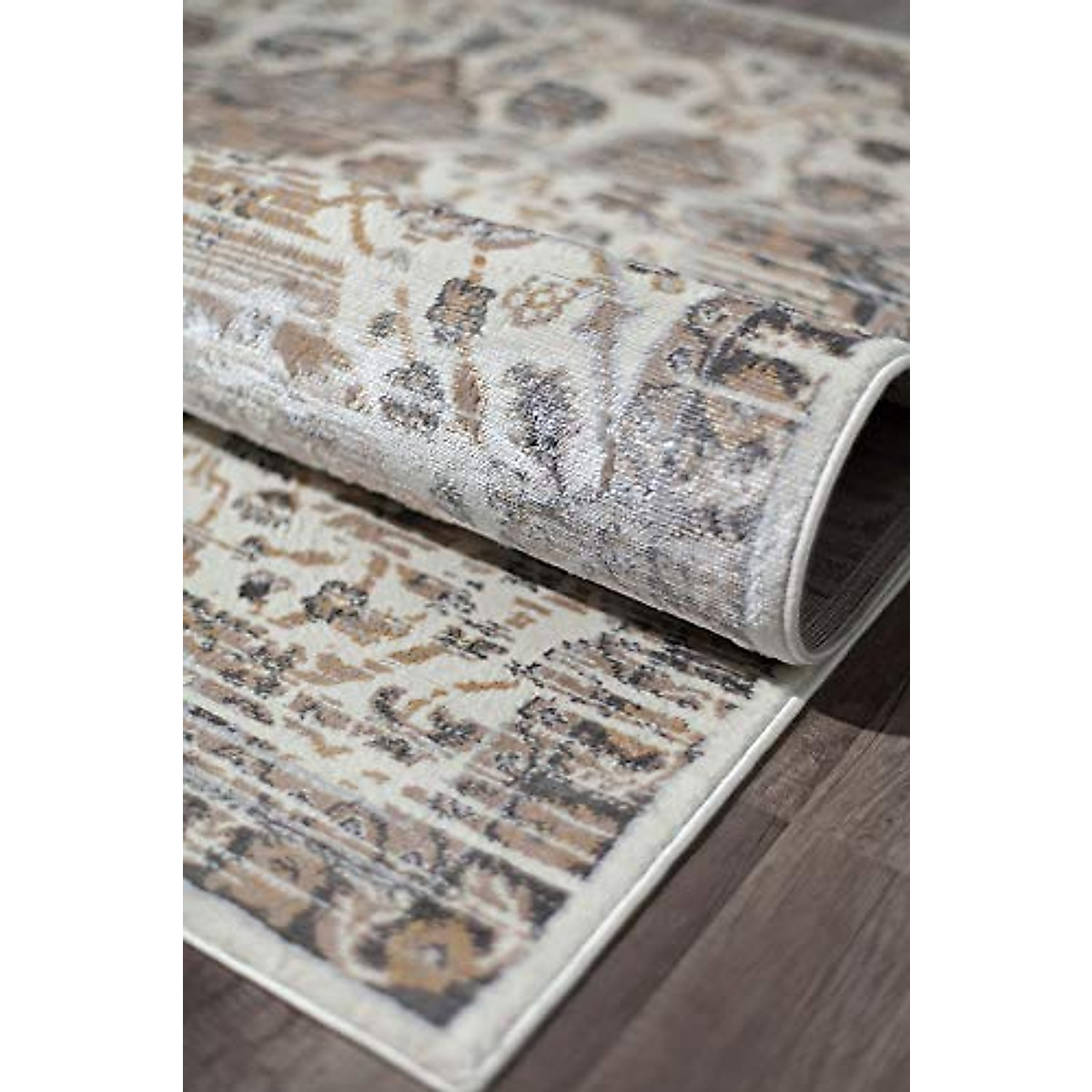 Rugs America Leopold LX50A Sugar Cookie Area Rug, 7'0" x 9'0"