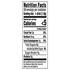 Trident Unwrapped Spearmint Sugar Free Gum, 4 Bottles of 50 Pieces (200 Total Pieces)