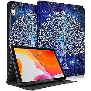 Uppuppy for Apple iPad Mini 6 Case, for iPad Mini 6th Generation Case Kids Cute Folio Women Teen Girls Tree Cover for iPad Mini 2021 Cases 6th Gen 8.3 Inch A2567 A2568 A2569