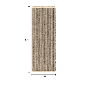 Livabliss x Becki Owens Kimi Cottage Runner Area Rug, 2'7" x 7'3", Ink Blue, (7' and under)