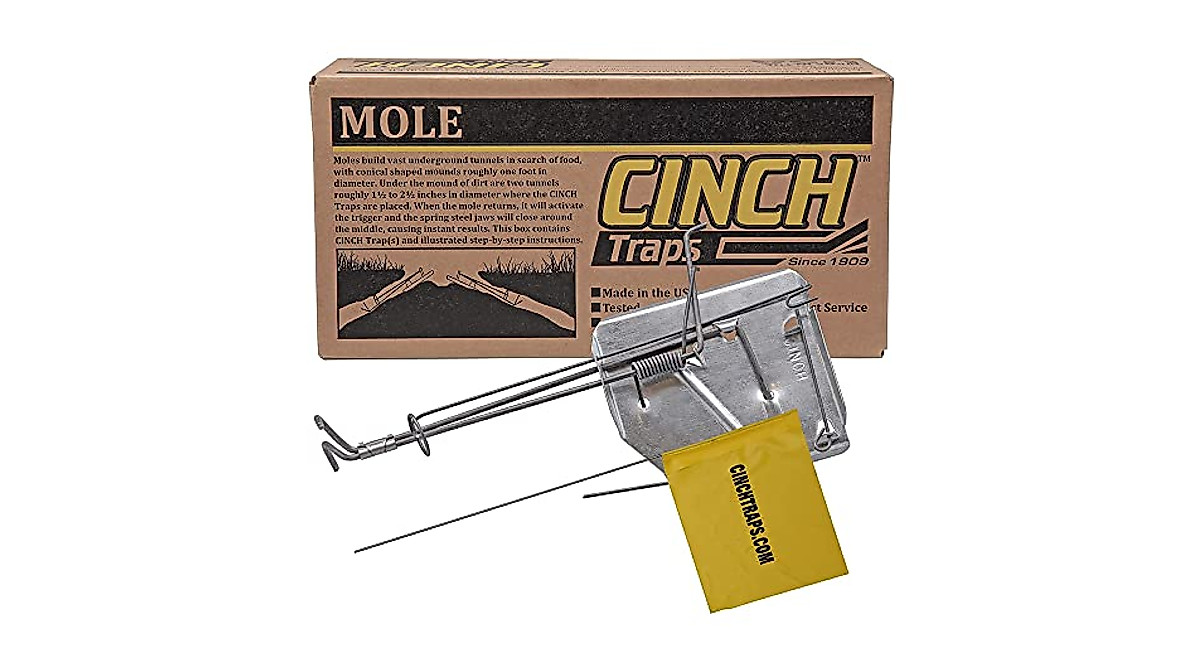 Cinch Gopher Trap Kit - Heavy Duty Reusable Rodent Trap for Outdoors