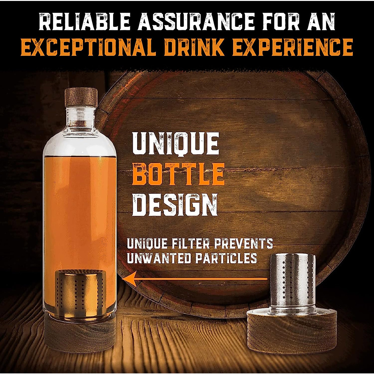 Complete Whiskey Infusion Kit (4 Wood Chips, Orange and Cinnamon Peels) - Whiskey Making Kit Gift Sets for Men - Craft Your Own Whiskey Flavors - Unique Bourbon Gifts for Men