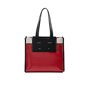 Proenza Schouler White Label Women's Large Morris Tote, Crimson, One Size