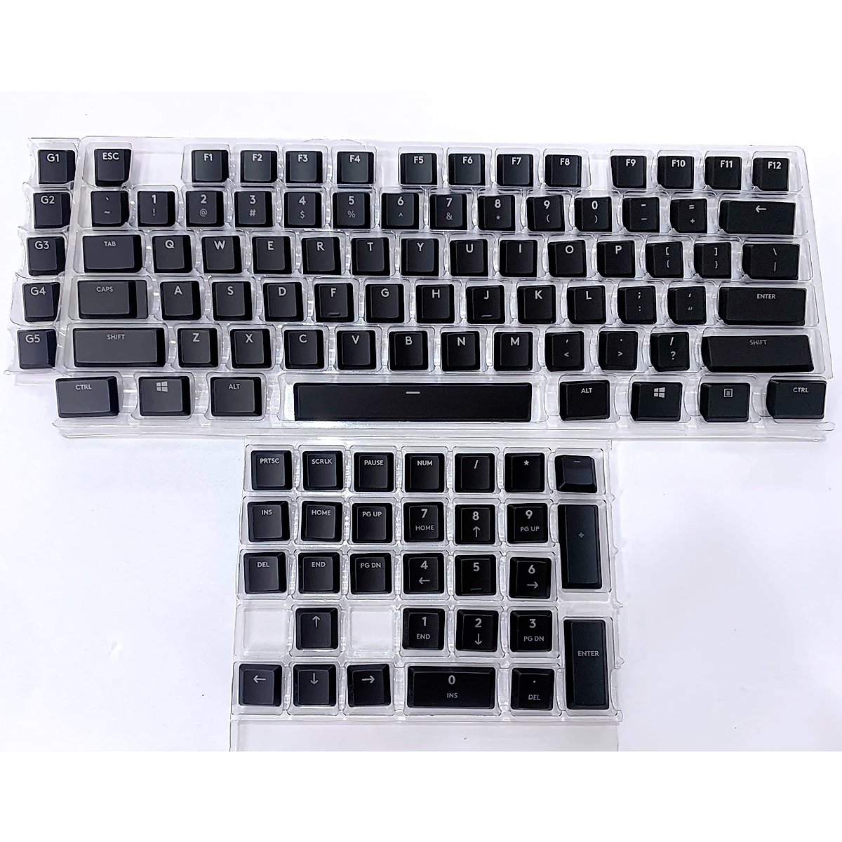 forG915 complete set of 109 keycaps to replace Logitech G915/G913/G815/G813 TKL RGB mechanical gaming keyboard (black 109 keys) (G915 full set of keycaps (black))