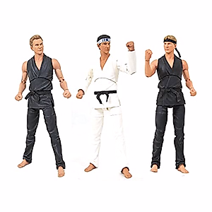 DIAMOND SELECT TOYS San Diego Comic-Con 2021 Exclusive Cobra Kai Deluxe Action Figure Box Set, Multicolor