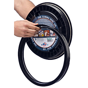 Gamma Seal Lid, Black - 3 Pack