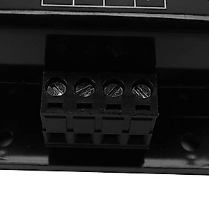 Jteyult Black LED Dimmer Switch DC 12V 24V 8A Adjustable Brightness Lamp Bulb Strip Driver Single Color Light Power Supply Controller