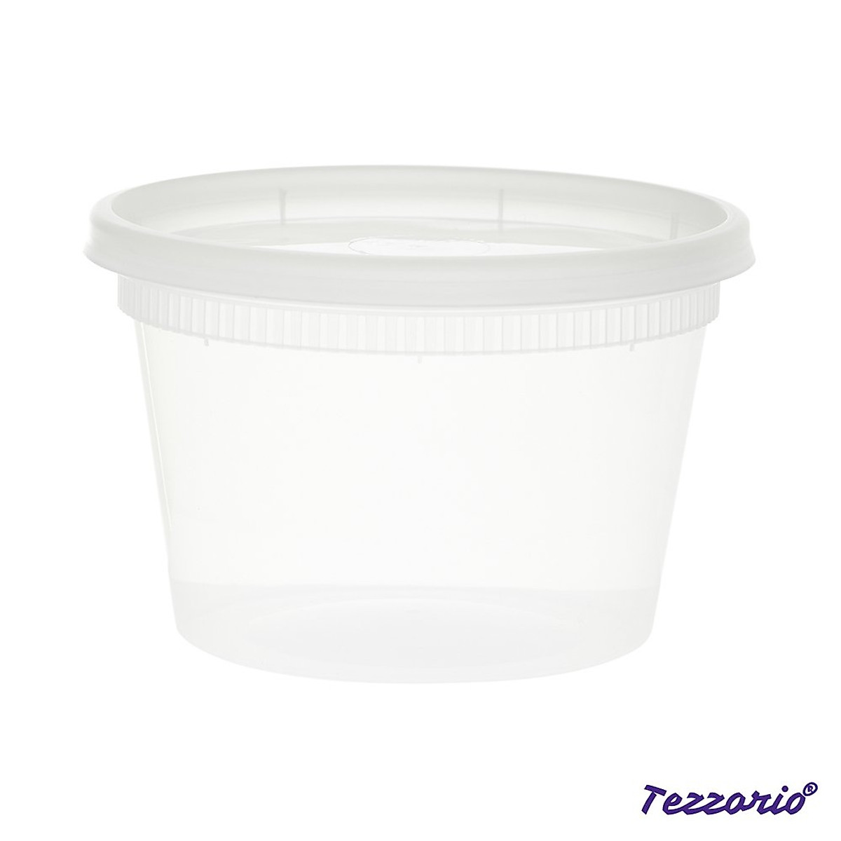 (120 Pack) 16 oz Plastic Soup Containers with Lids, Heavy Duty Deli Food Storage/Take Out Containers, Microwavable, Leakproof