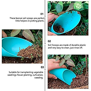 Miniature Soil Scoop Mini Plants Tools Japanese Tools Tool Gadget 9 PCS Bonsai Soil Scoops, s, Colorful Small Soil Scoops Random Colors Tools Transplanting Soil Spoon Tools