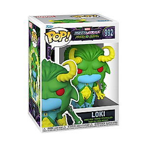 POP Marvel: Monster Hunters - Loki Funko Vinyl Figure (Bundled with Compatible Box Protector Case), Multicolored, 3.75 inches