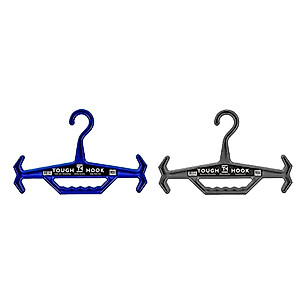 Tough Hook Original Hangers Set of 2 Blue and Grey |USA Made | Multi Pack