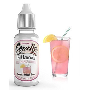 Capella Flavor Drops, 4 Pack Assortment Bundle - Sweet Strawberry, Sweet Watermelon, Pink Lemonade, Cool Mint