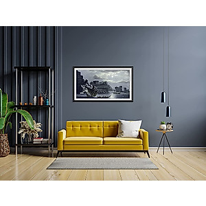 Frame My TV Deco TV Frames Alloy Scoop - Anodized Black Bezel Compatible ONLY with Samsung The Frame TV (32", Fits 2021-2024 Frame TV)