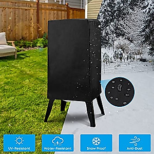 Stanbroil 600D Heavy Duty Cover for Camp Chef 18" Smoke Vault and 12" Stand Mounted Speakers, Waterproof