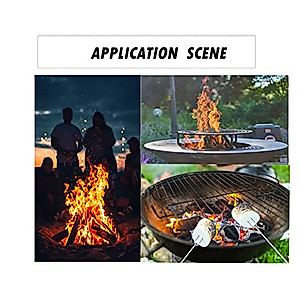 TROISHOKA Marshmallow Roasting Sticks-Smores Sticks for fire pit-Camping Accessories-Camfire Skewers 32 inch long (8pack)