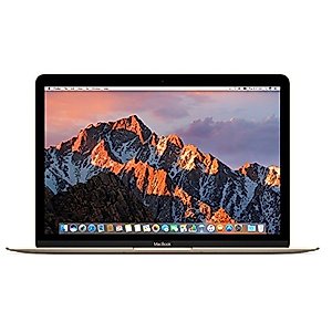 2017- Apple MacBook Laptop with Intel Core m3, 1.2GHz ( MNYK2LL/A 12in Retina Display, Dual Core Processor, 8GB RAM, 256GB , Intel HD Graphics, Mac OS)- Gold (Renewed)