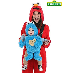 Fun Costumes Sesame Street Cookie Monster Baby Carrier Costume Accessory | Infant Costume for Cosplay Outfit Blue
