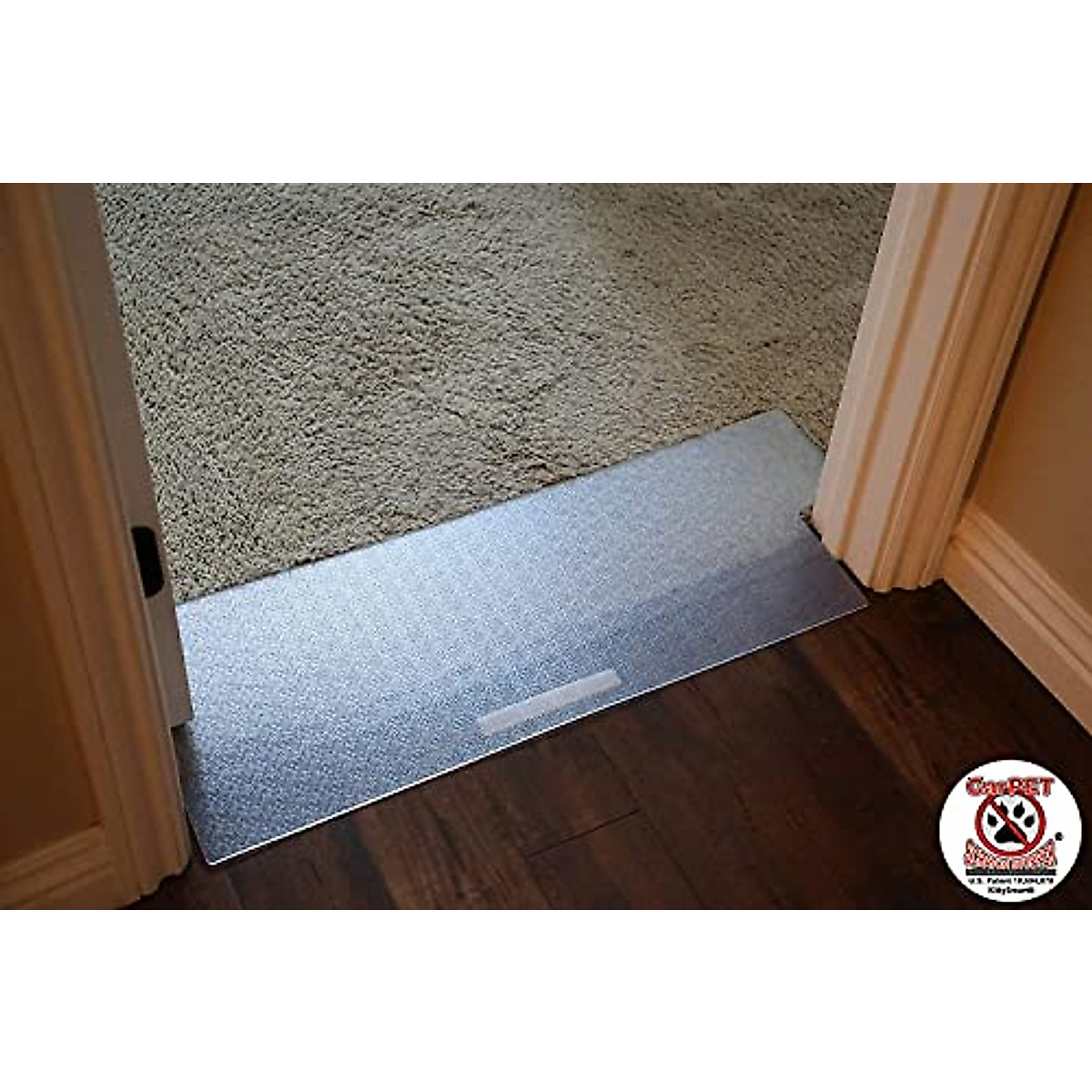 KittySmart Carpet Scratch Stopper Dual Flooring Stop Cats from Scratching Carpet at Doorway Instantly - 5 Year Warranty, Requires No Unfolding, Flattening, Wait Time, Cutting or Modification