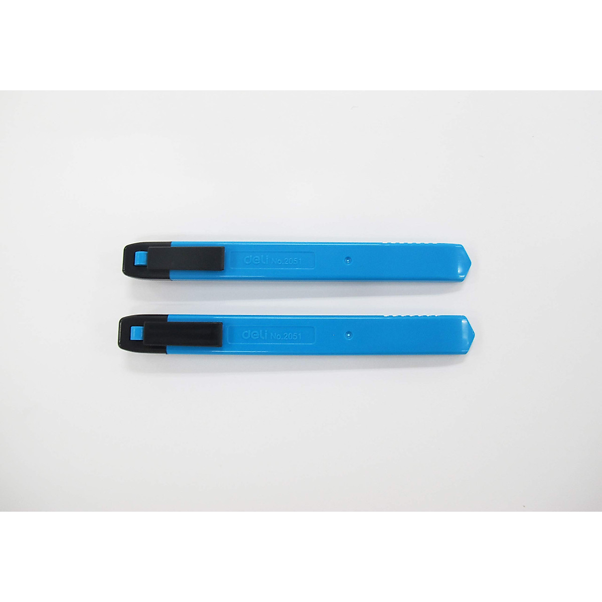 2pcs MOJO-HOME Ceramic Box Cutter - Utility Knife for opening packages with safety lock and snap off blades (Blue)