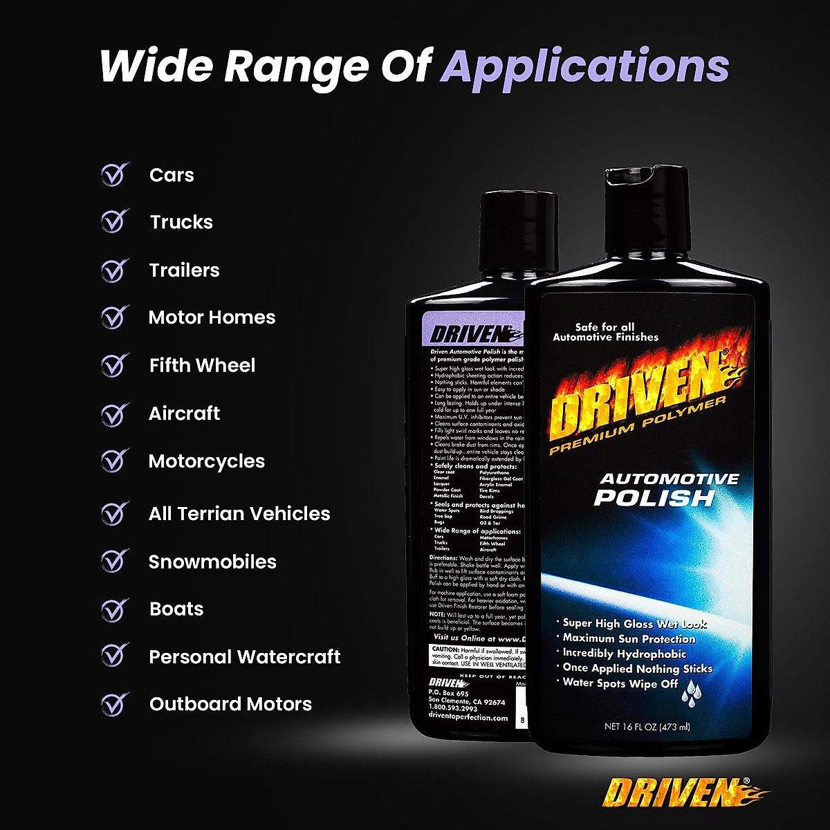 DRIVEN Automotive Polish and Sealant