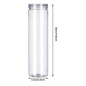 GRZJOPP 6Pcs Spaghetti Pasta Storage Containers with Lids,Tall Clear Pasta Storage Containe for Noodles Flour Cereal Sugar Beans, Spaghetti Pantry Container