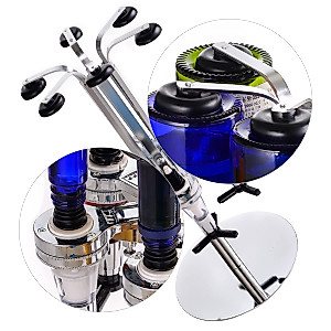 Liphontcta WNGDUA 6-Bottle Rotating Liquor Dispenser Bar Butler Liquor Dispenser Liquor Bottle Holder, Garden sculpture outdoor decoration