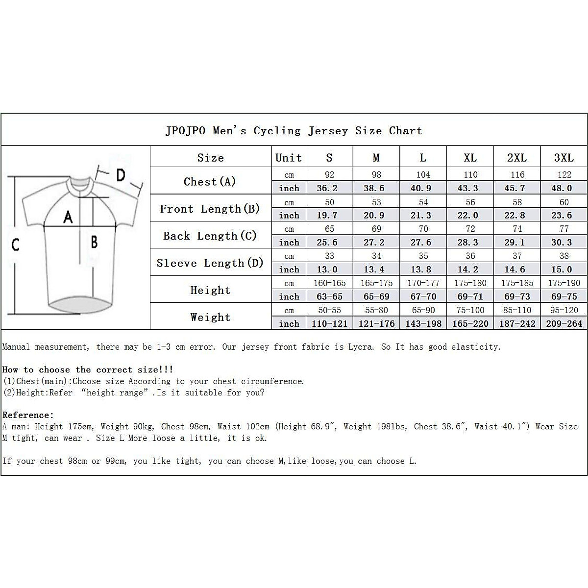 Cycling Jersey Men Summer Bike Jersey Short Sleeve Biking Tops