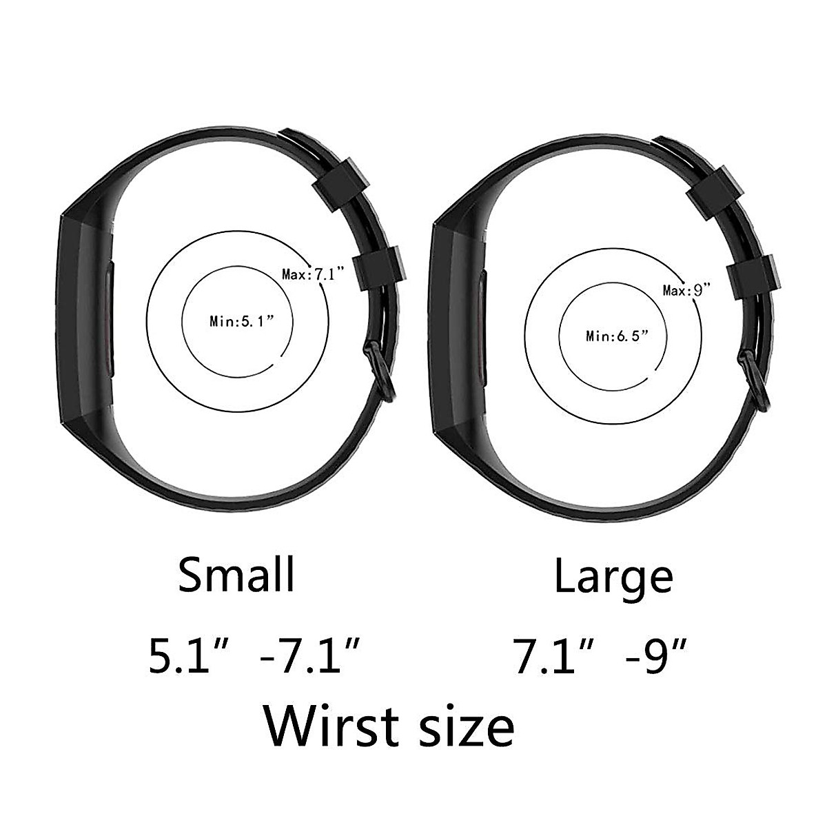 Replacement Bands Compatible with Fitbit Charge 4 / Fitbit Charge 3 Bands for Women Men, Silicone Fitness Sport Wristbands for Women Men Small Large