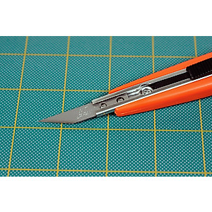 NT Cutter Multi-Use Plastic Cutter with Plastic Cutting Blade and Precision Knife Blade, 1 Cutter (M-500P)