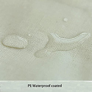 Halyuhn 24 x 10 Inch 6 Pockets Wall Hanging Storage Bag, White Red Striated Waterproof Linen Fabric Organizer with Self Adhesive Hook Wood Bar, Narrow 3-Shelf Over The Door Closet Pockets Chart