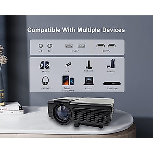 RCA Bluetooth 1080p Home Theatre Projector (Renewed)