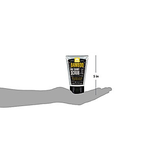 Pacific Shaving Company Bamboo Pre-Shave Scrub - With Bamboo, Aloe & Willow Bark,Exfoliates,Soothes & Moisturizes Skin,Helps Control Blemishes,Fragrance-Free,All Skin Types,Made in USA, 3 oz (3 Pack)