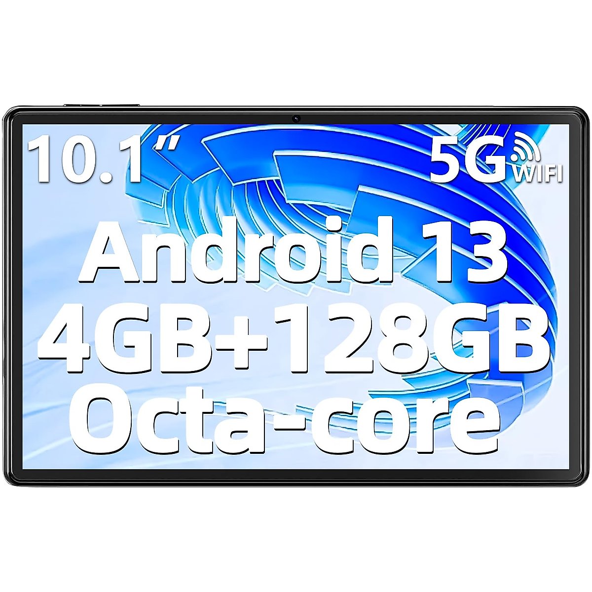 SGIN 10 Inch Tablet, 4GB RAM 128GB ROM Android 13 Tablets Computer with MTK Octa-Core 2.0Ghz Processor, FHD 1280x800 IPS Srceen, 5MP+8MP Camera, WiFi, Bluetooth, 6000mAh