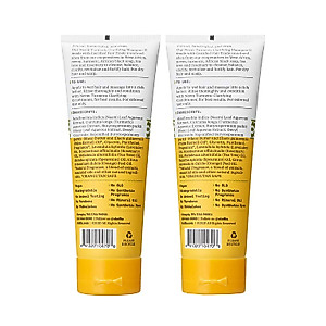 Alaffia Neem Turmeric Clarifying Shampoo and Conditioner - Gently Cleanse, Restore & Protect Hair while Moisturizing Scalp with Shea Butter, Tea Tree & Rosemary, Natural Mint, 2-8 fl oz Tubes