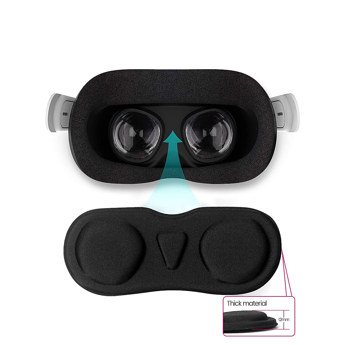 Controller Grips Compatible with Oculus Quest 2 Accessories, Silicone Grip Cover Protector, Soft Shell Skin by Gwyoneaon