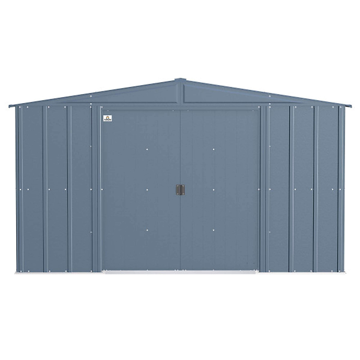 Arrow Classic Steel Storage Shed, 10x8, Blue Grey