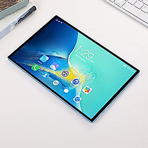 Android Tablet, 10.1 Inch Full HD screen Octa Core Processor 4GB RAM+32GB ROM 4000 mAh Battery Camera Phone Pad, and Dual Speakers support double card Tablet PC (Blue)