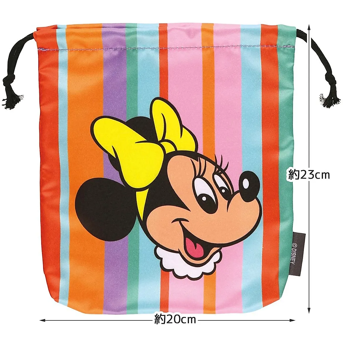 スケーター(Skater) Drawstring Bag, Minnie Mouse, Free Size