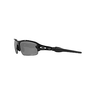 Oakley Youth OJ9008 Flak XXS Square Sunglasses, Polished Black/Prizm Black, 58 mm