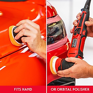 Griot's Garage 11241 3" Orange Foam Correcting Pads (Set of 3)