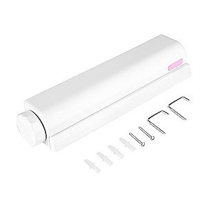 Retractable Washing Line, 4 Lines 10.50ft Clothes Airer Indoor Wall Punch Flexible Laundry Washing Line Drying Rack