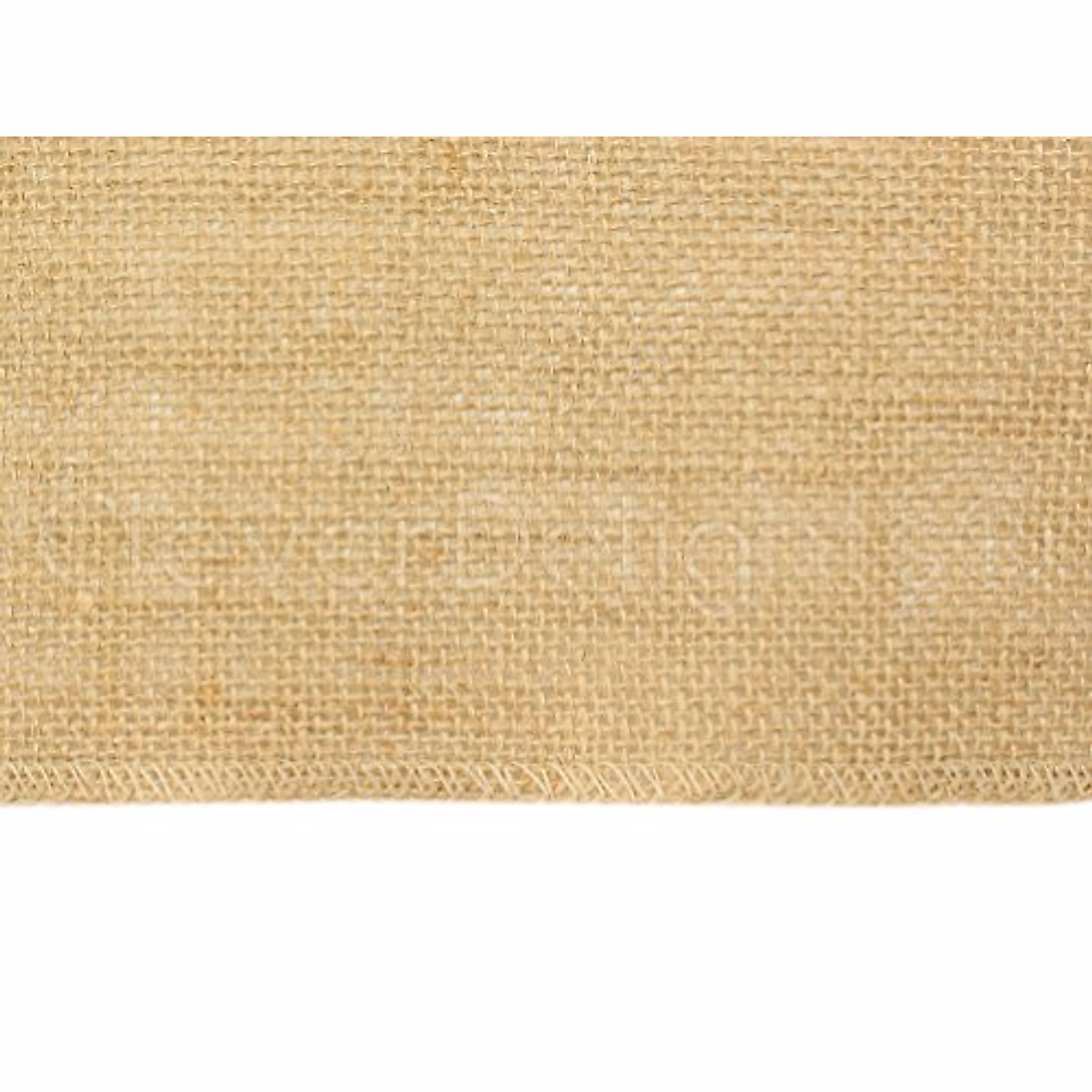 CleverDelights 60" Premium Burlap Roll - 10 Yards - No-Fray Finished Edges - Natural Tight Weave Fabric