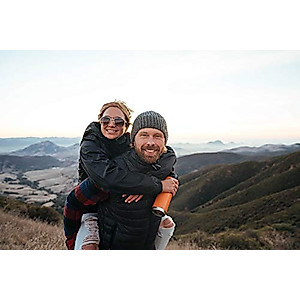 Mizu - V7 Water Bottle | 21 oz. Double Wall Stainless Steel Vacuum Insulated | Wide Mouth with Leak Proof Coffee Lid | Multiple Colors | BPA Free, Midnight