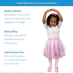 Melissa & Doug Role Play Collection - Goodie Tutus! Dress-Up Skirts Set (4 Costume Skirts)