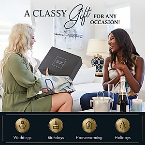 ELIXIR GLASSWARE Large Double Wall Coffee Mug 16 oz - Double Wall Glass 1 pack - Insulated Coffee Mug with Handle (16 oz)