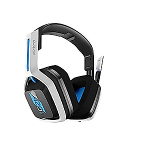 ASTRO Gaming A20 Wireless Headset Gen 2 for PlayStation 5, PlayStation 4, PC & Mac - White/Blue (Renewed)