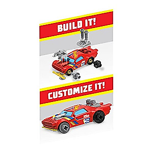 Hot Wheels Ready-to-Race Car Builder Set, Night Shifter Vehicle, 29 Pieces Toy Car Construction Set, Mechanic Role-Play, Kids Toys for Ages 3 Up by Just Play