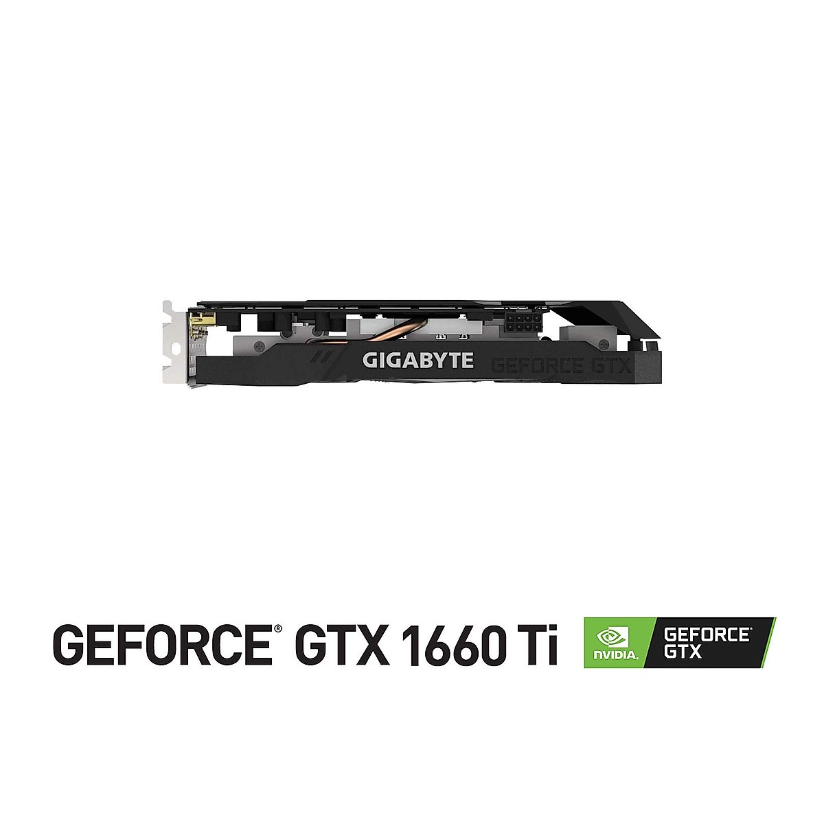 GIGABYTE GeForce GTX 1660 Ti OC 6G 192-bit GDDR6 DisplayPort 1.4 HDMI 2.0B with Windforce 2X Cooling System Graphic Cards- Gv-N166TOC-6GD