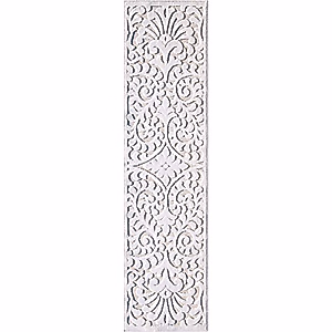 My Texas House by Orian Bluebonnets Area Rug, 1'11" x 7'6", Natural Driftwood